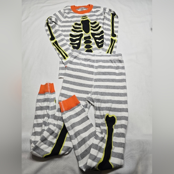 American Apparel | Pajamas | Hanna Anderson Halloween Striped Skeleton ...